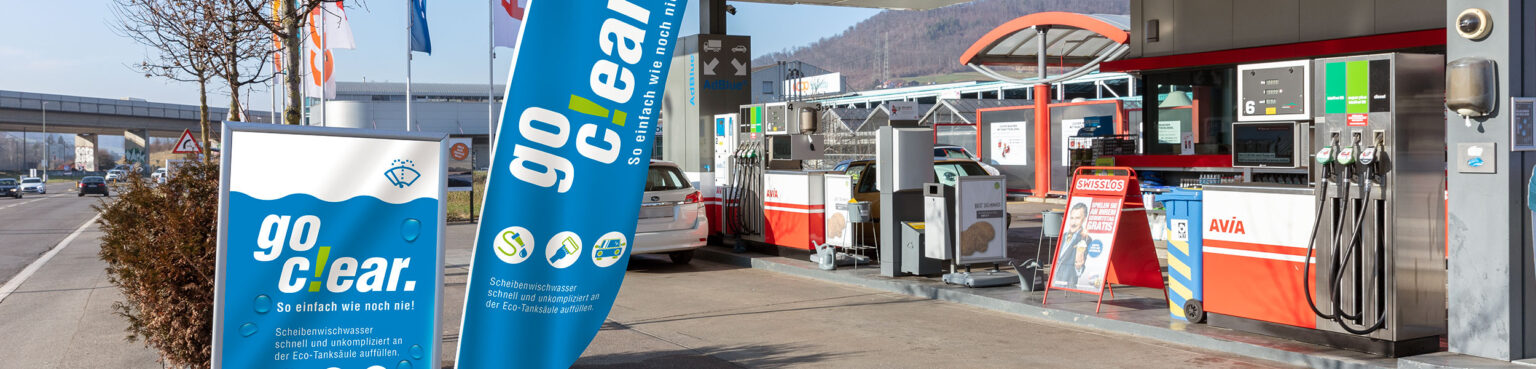 go clear – Die beste Lösung Wischwasser zu tanken!